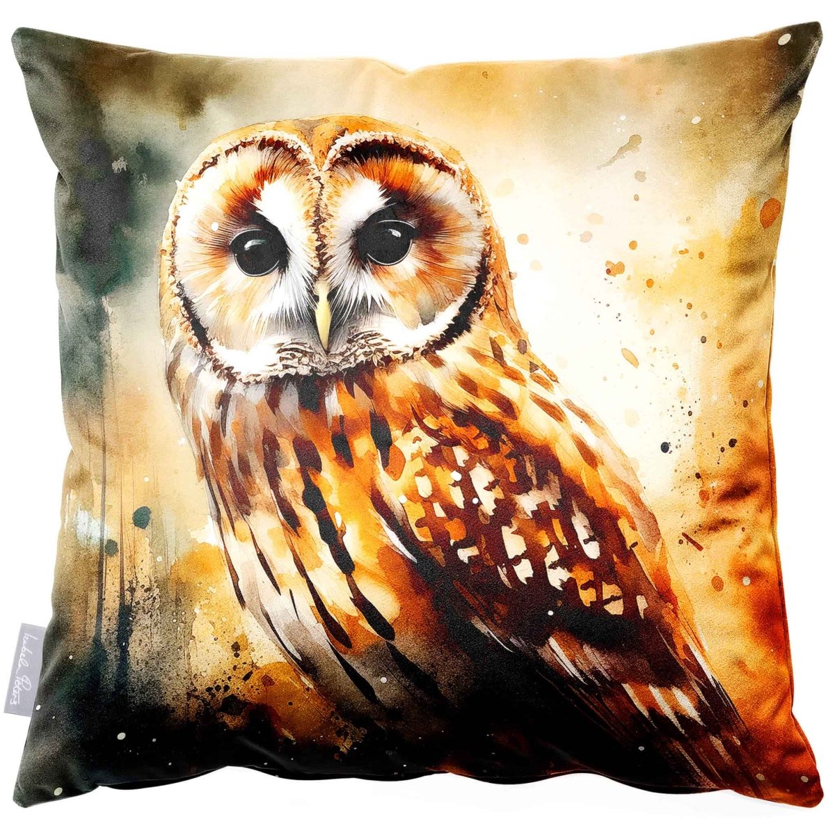 Owl Velvet Cushion | Designer Luxury